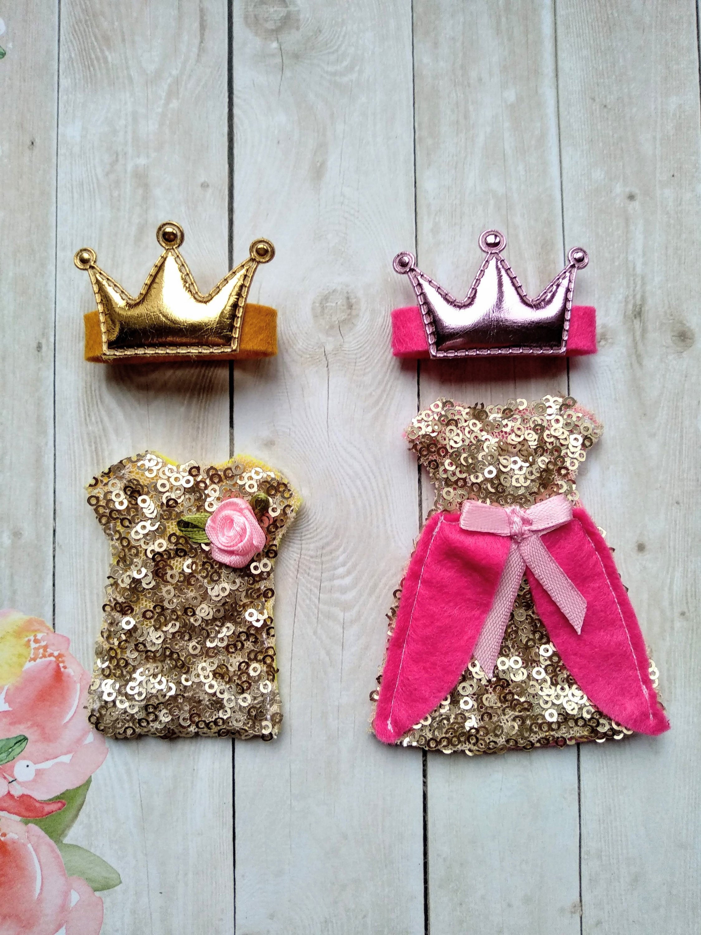 Princess Outfit, Dressing Play Set for Toysbyina Felt Paper Doll ...