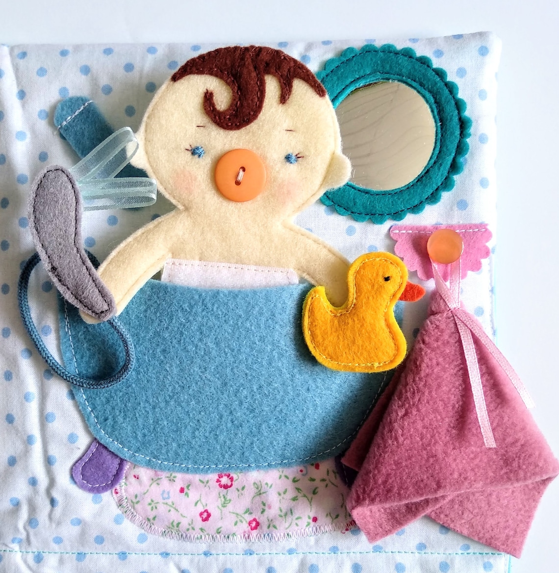 Babybuch, Quiet Buch, Montessori Kleinkind, Individuelles Babybuch ...