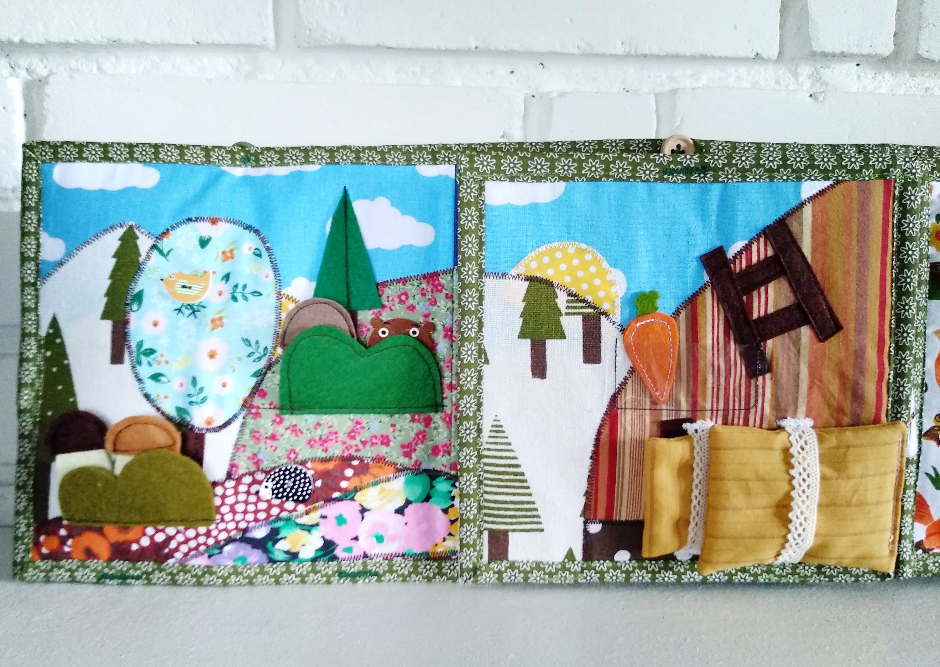 Custom Quiet Book, Playhouse Book, Busy Book Toddler, Travel Dollhouse ...