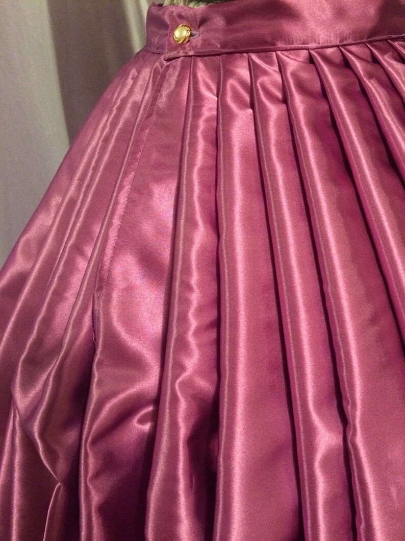 Princess Satin Skirt | Etsy