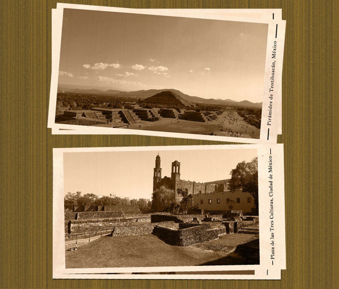 Printable Mexican Postcards, Instant Download - Etsy