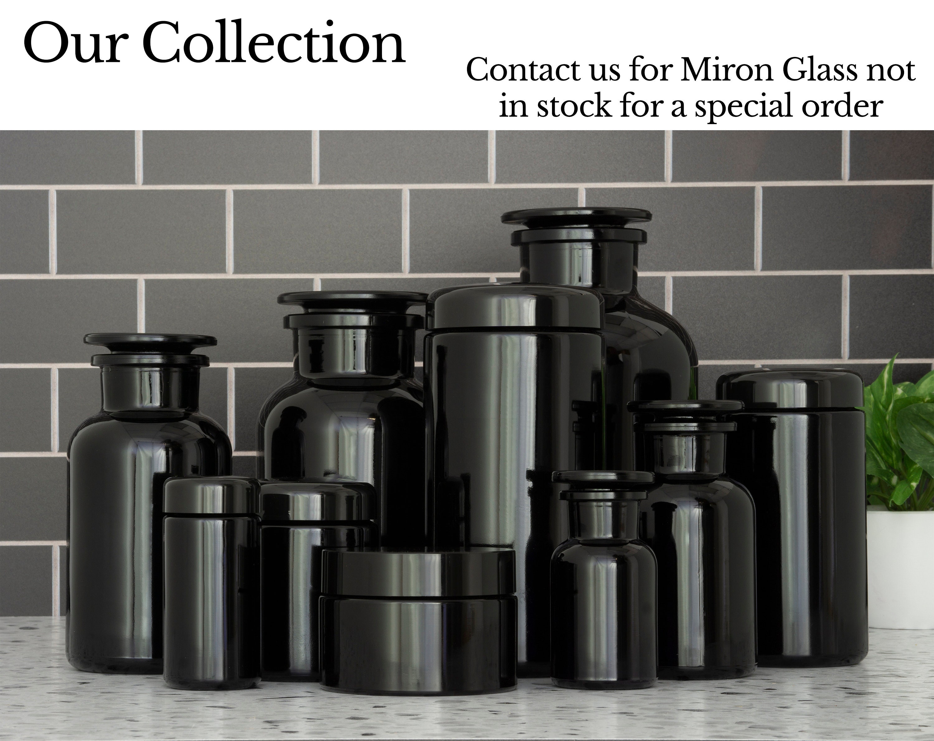 UV Glass Jar | 1 L Glass Jar (33.8 Oz) | Airtight Jar for Kitchen ...