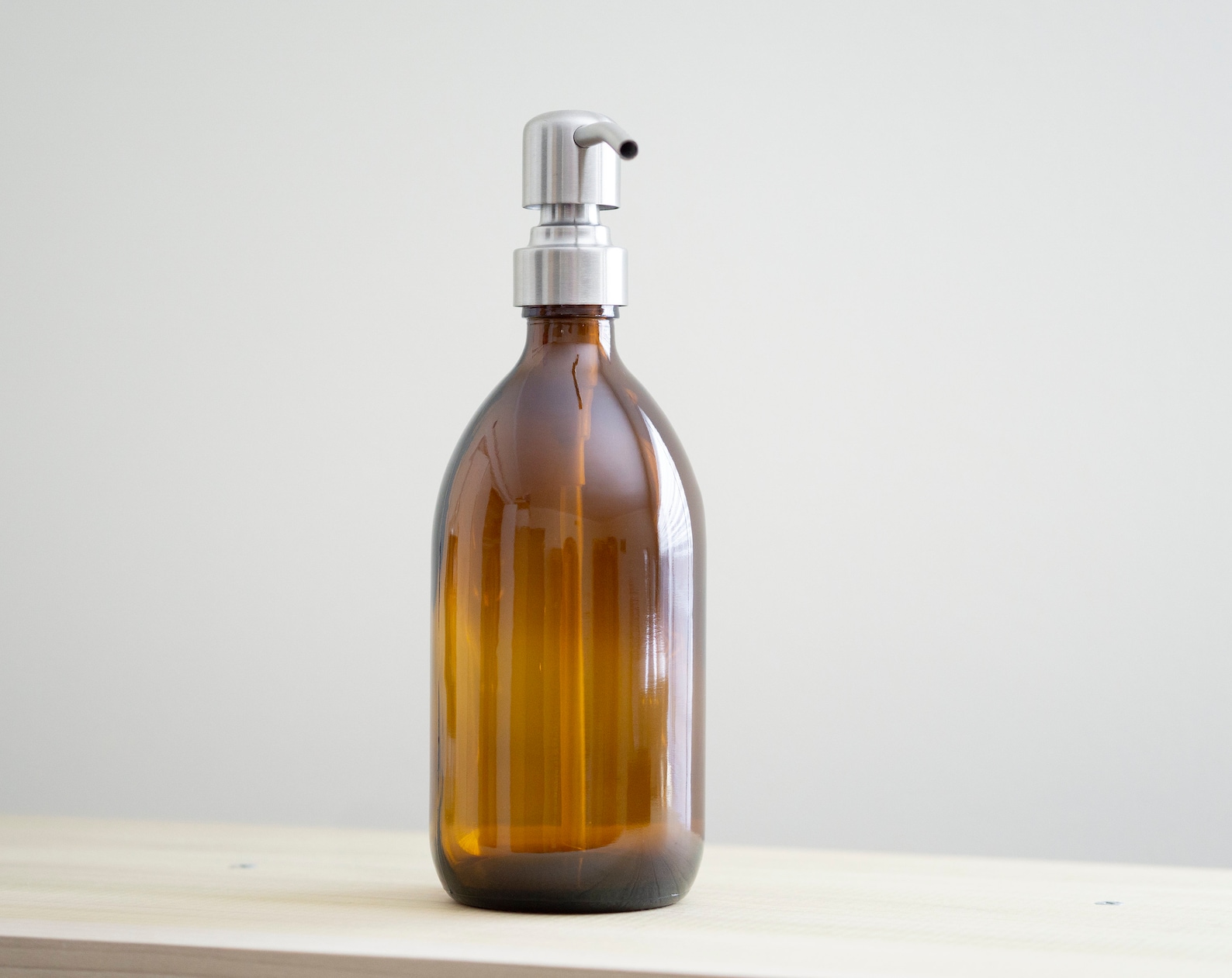 Amber Brown Glass 16 Oz Apothecary Pump Bottle With Choice of Pump - Etsy