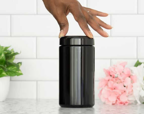 UV Glass Jar 500ml 16 Oz Glass Jar Airtight Jar for - Etsy