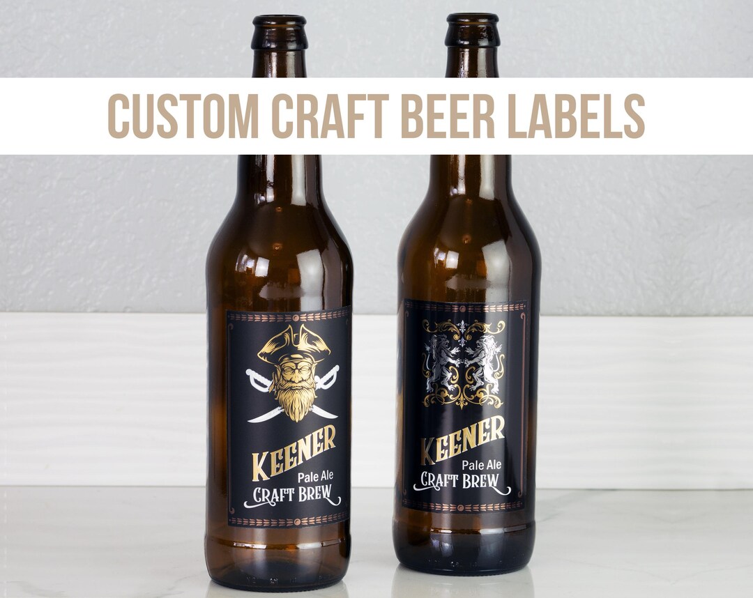 Custom Beer Bottle Labels, Waterproof Personalized Labels for Beer ...