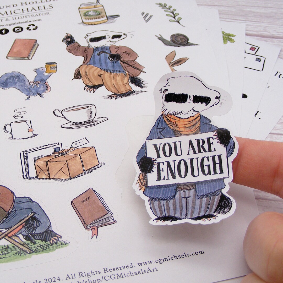 Radegund Hollow Sticker Sheets - Etsy