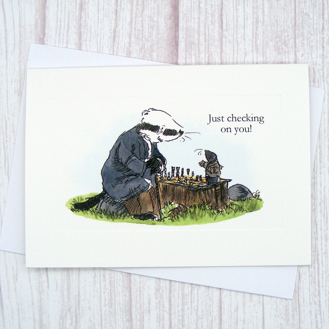 Just Checking on You! Greetings Card - Etsy