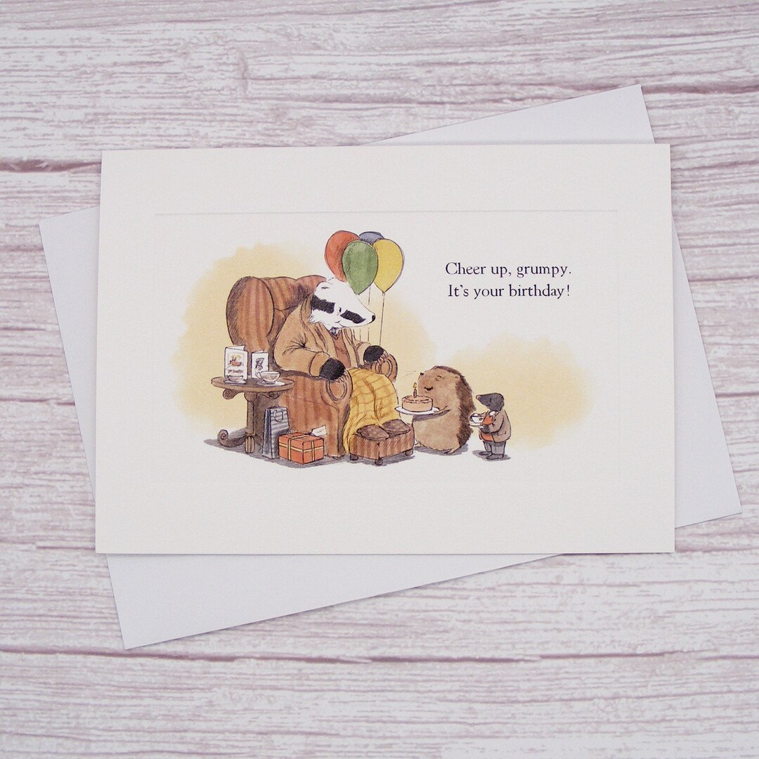 Cheer Up, Grumpy. It's Your Birthday! Greetings Card - Etsy