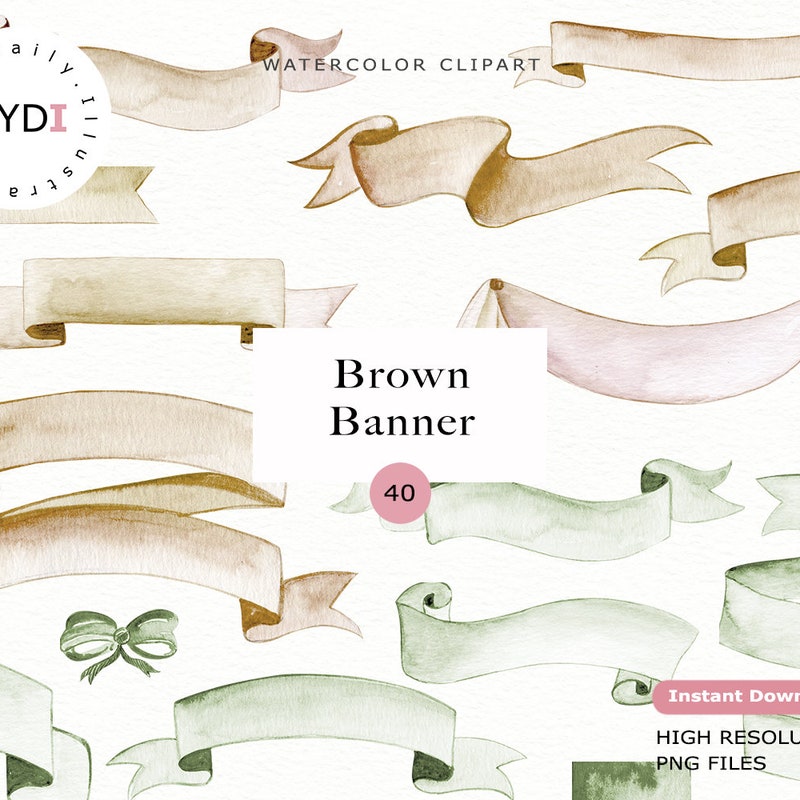 Banner Clipart - Etsy