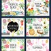 Watercolor Summer Clipart | Avodaco, Pineapple, Coconut Clip Art ...