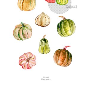 Watercolor Pumpkin Clipart for Halloween Decor Fall Autumn - Etsy
