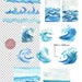 Watercolor Ocean Waves Clipart Set for Summer Project Beach - Etsy