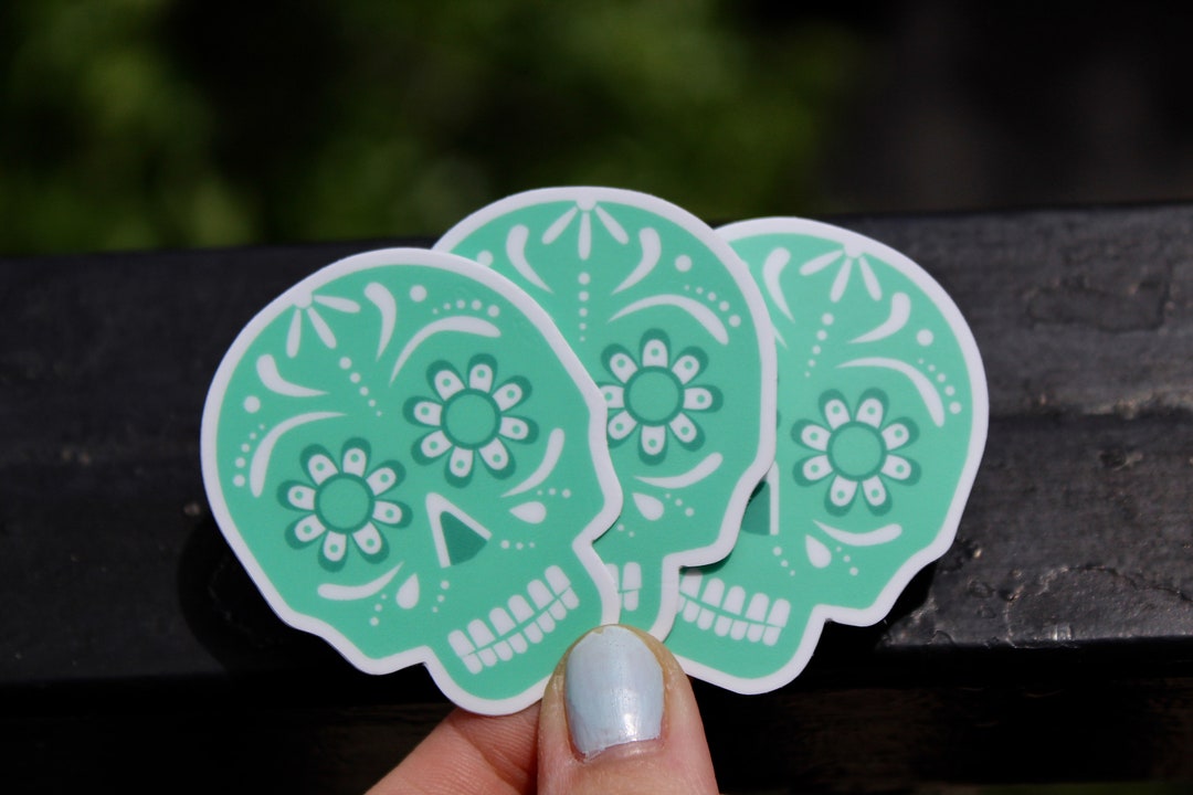 Mexico Día De Los Muertos (calavera) Sticker - Etsy