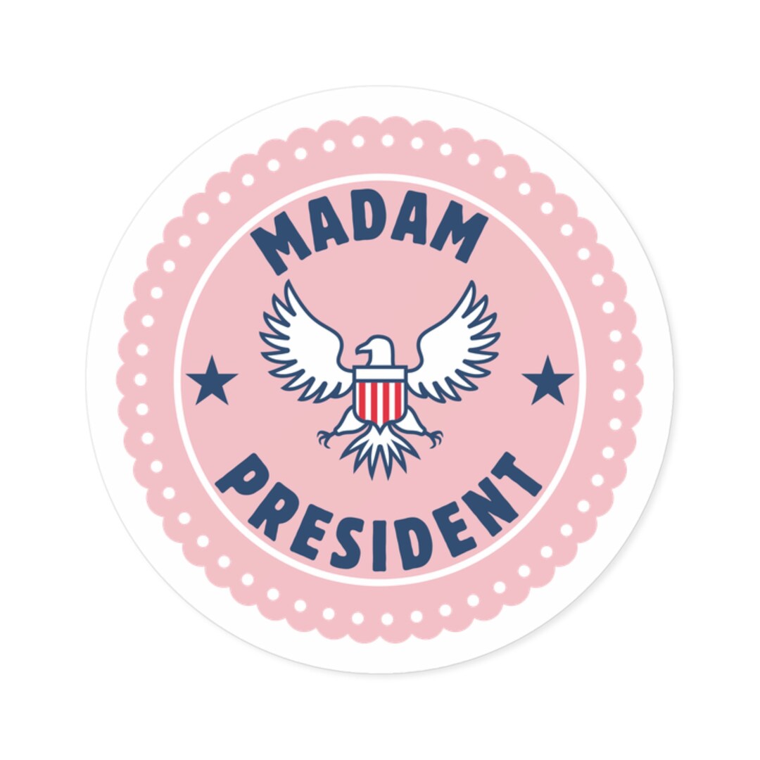 Kamala Harris Election Sticker Madam President Sticker Woman President ...