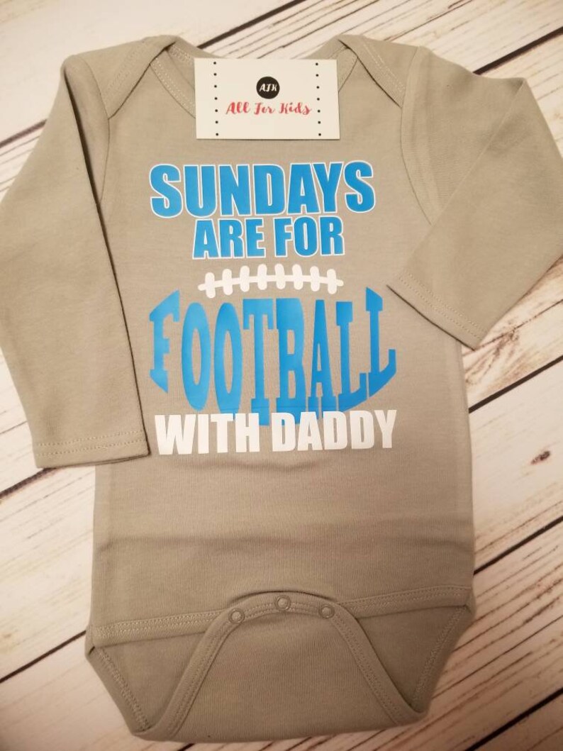 Baby Boy Clothes Sundays Are for Football With Daddy Bodysuit - Etsy