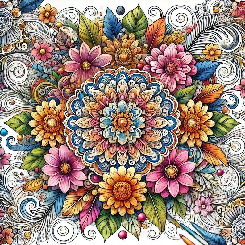 Serene Escapes: A Relaxing Coloring Book for Adults - Etsy