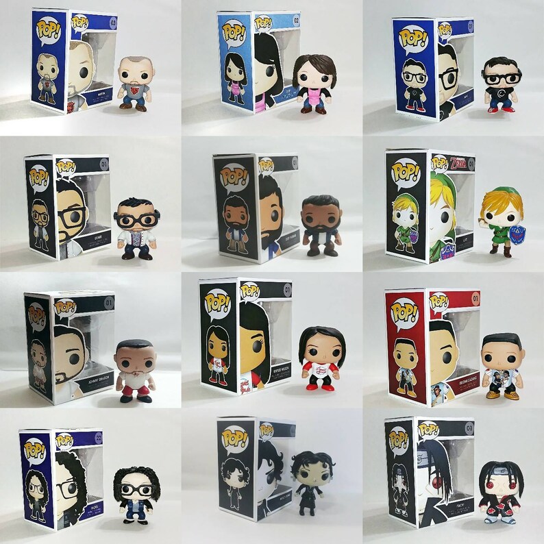 Custom Funk Pop Vinyl and Box FUN UNIQUE GIFT Birthday Holiday - Etsy