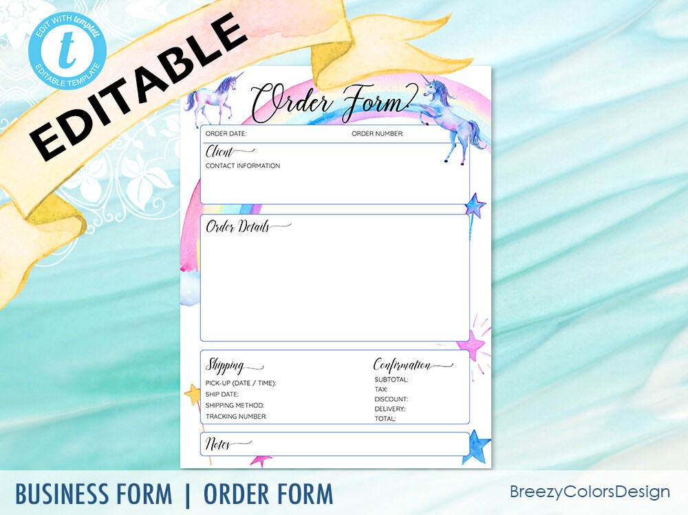 Paper & Party Supplies Small Half Size Printable Custom Edit Yourself ...