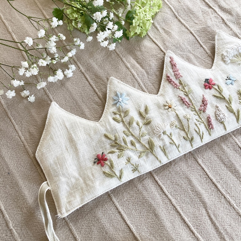 Sewing Pattern & Tutorial LOUISE – Birthday Crown With Floral ...