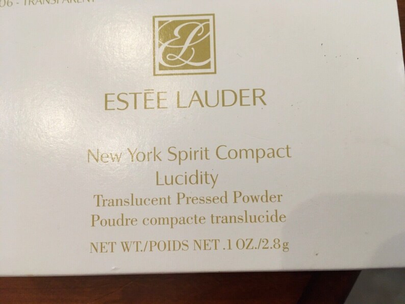 Vintage Estee Lauder Powder Compact Lucidity New York Spirit Apple NEW ...
