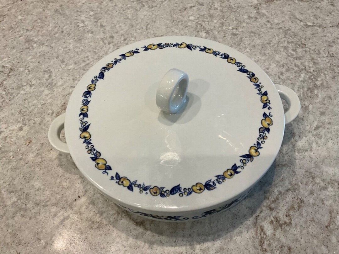 Vintage 7 1/4" Villeroy & Boch CADIZ Pattern Covered Dish W Handles Exc ...