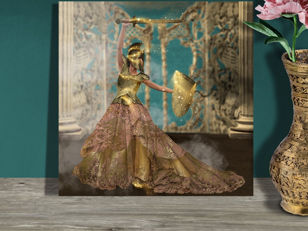 Printable Wall Art, Armour of God Portrait, Empowerment Art, Christian ...