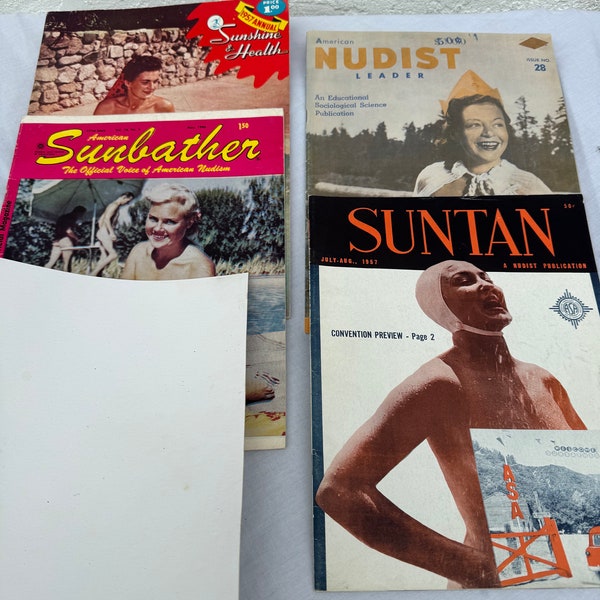 Nudist Magazines Etsy