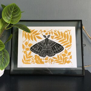 Original 'moth' Lino Print | Prints | Home & Living | Home Decor | Wall ...