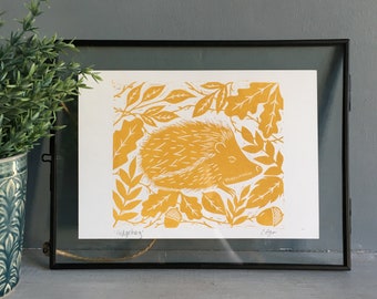 Lino Print Nature - Etsy