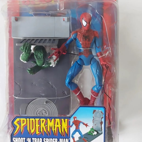 Spiderman Lizard Figure - Etsy