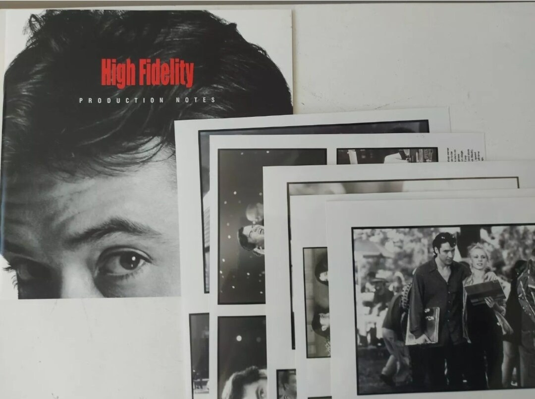 High Fidelity Press Kit Production Pack Photos John Cusack Jack Black 2000 - Etsy