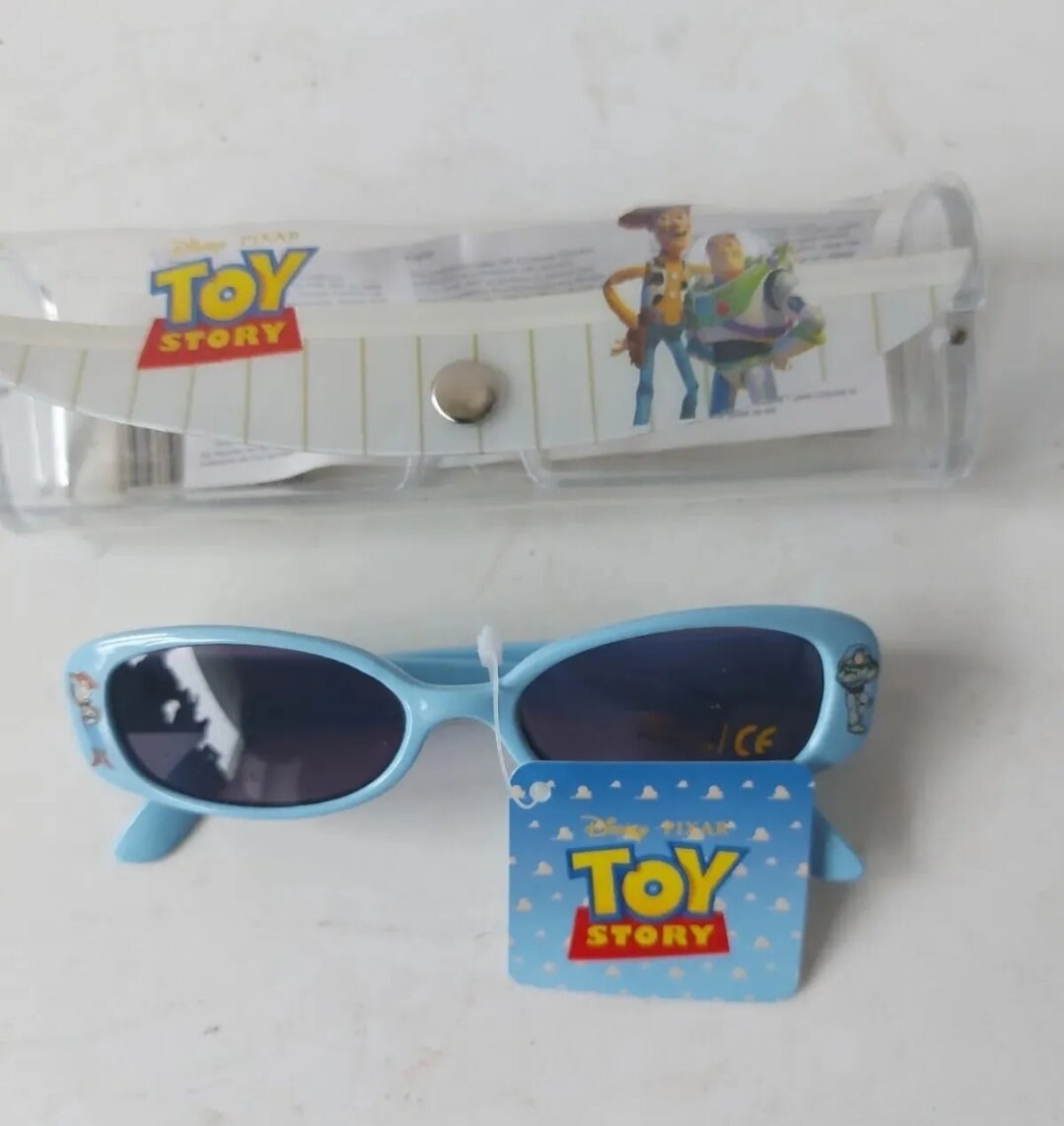 Toy Story Vintage Kids Sunglasses Shades With Tags and Case Buzz Woody New Rare Etsy UK
