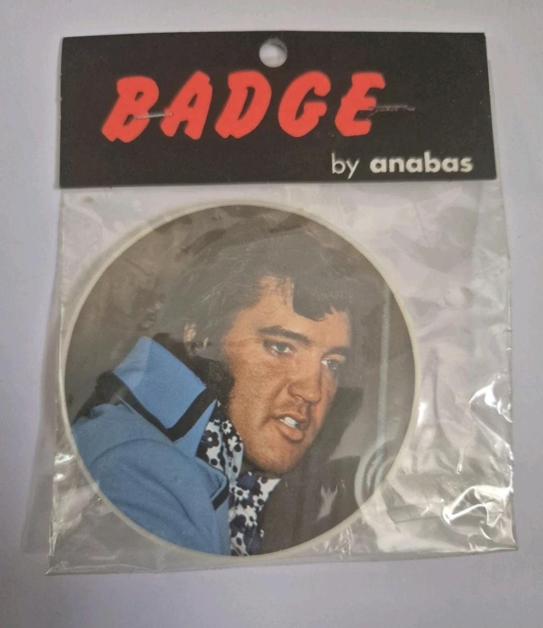 Elvis Presley Anabas 3" Pin Badge Vintage 1970s New Sealed - Etsy