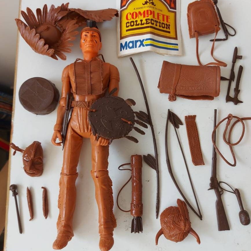 Marx Fighting Eagle Warrior Figure Best of the West Figure - Etsy