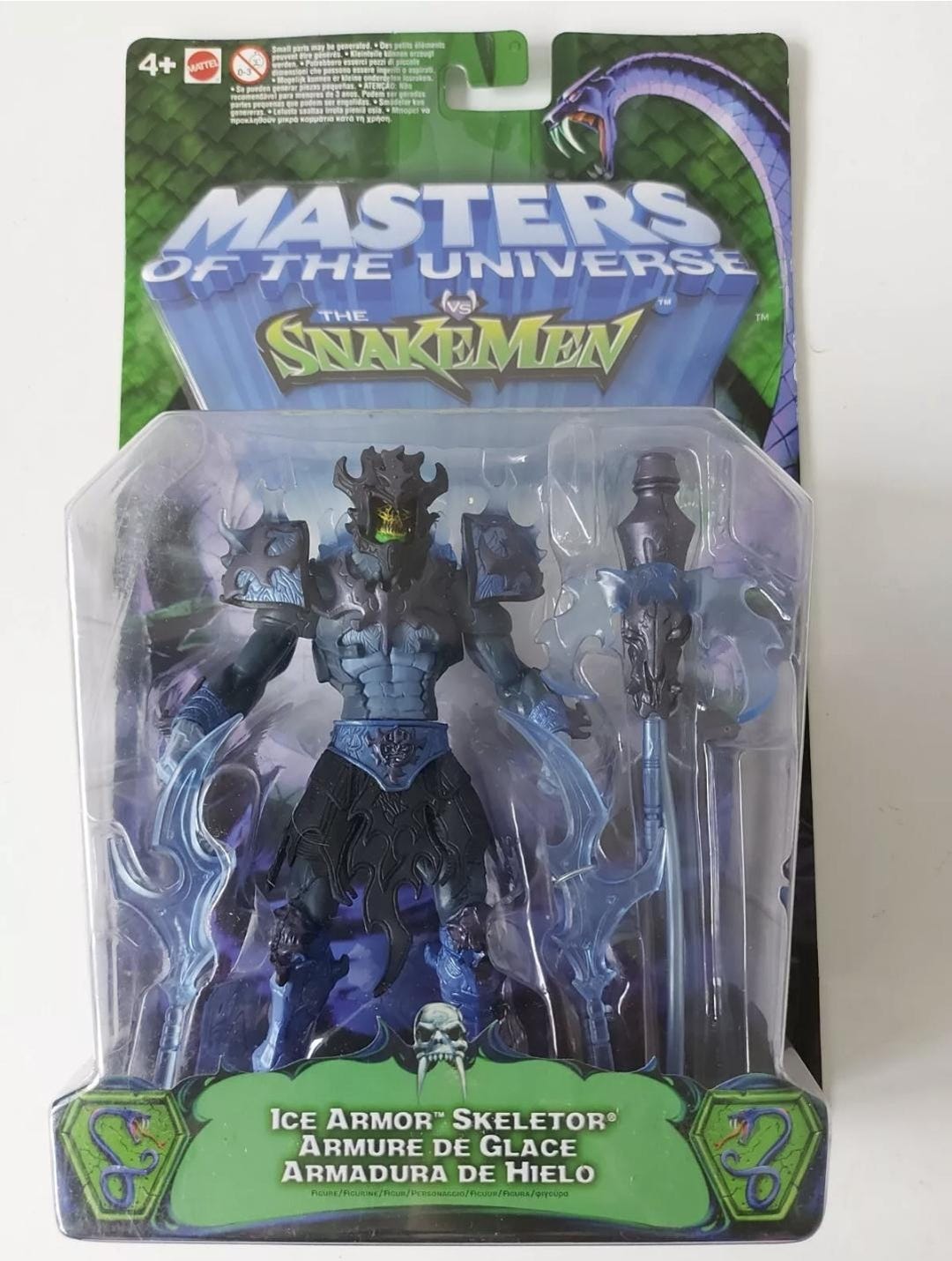 MOTU Ice Armor Skeletor Masters of the Universe Vs Snakemen 200X Figure ...