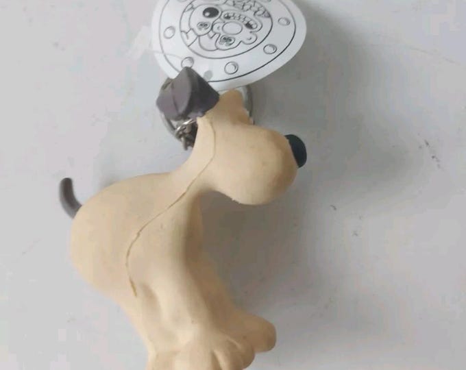 Wallace & Gromit Splash Gromit Squeaky Key Ring Keychain Aardman ...