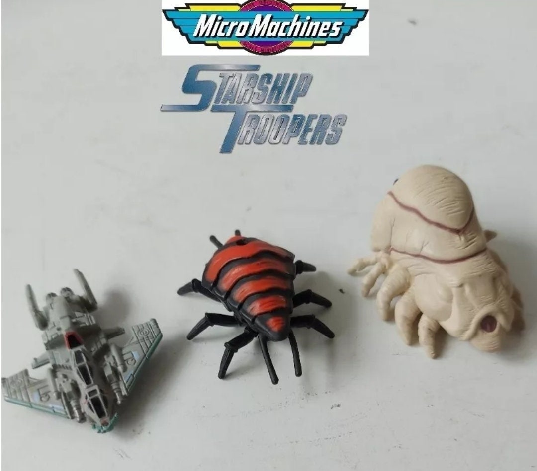 Starship Troopers 1 Micro Machines Chariot Bug Tac Fighter Bug Brain ...