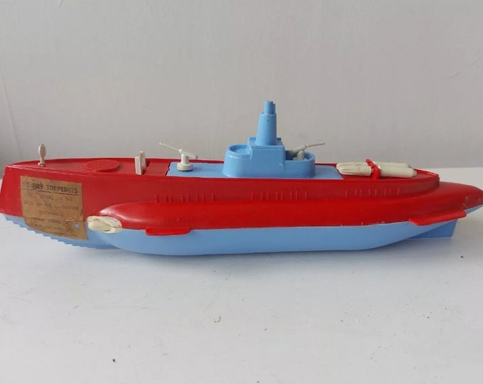 Vintage Torpedo Firing Submarine 1960s / 70s Replica Model Toy ...