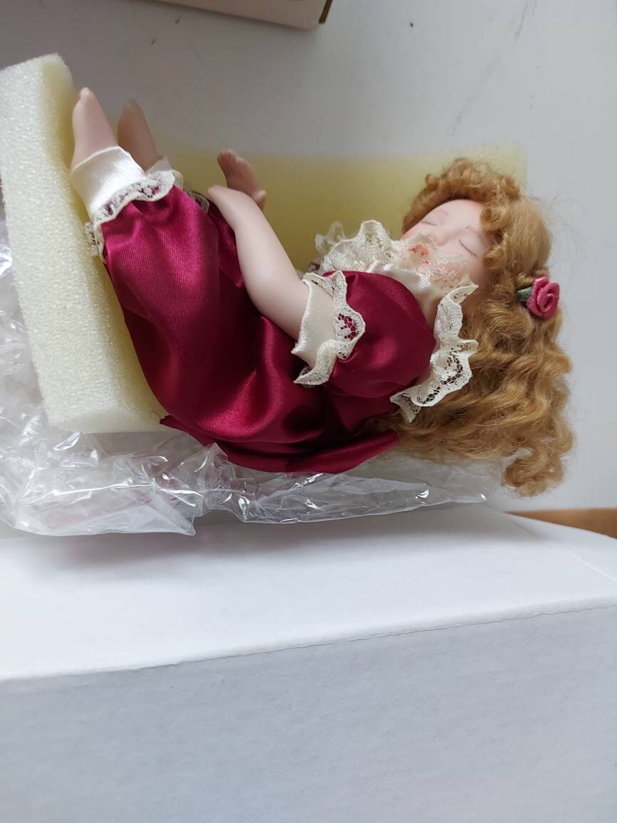 Ashton Drake Galleries Rock-a-bye Goodnight Doll & Rocking Horse 10 ...