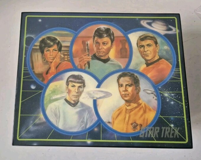 Star Trek 25th Anniversary TOS Theme Music Box LE Hamilton Gifts read ...