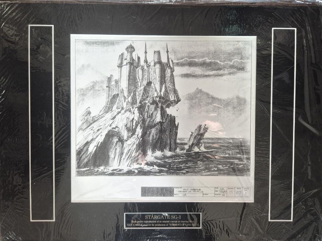 Stargate Torment of Tantalus Ext. Castle Concept Art Print Official ...