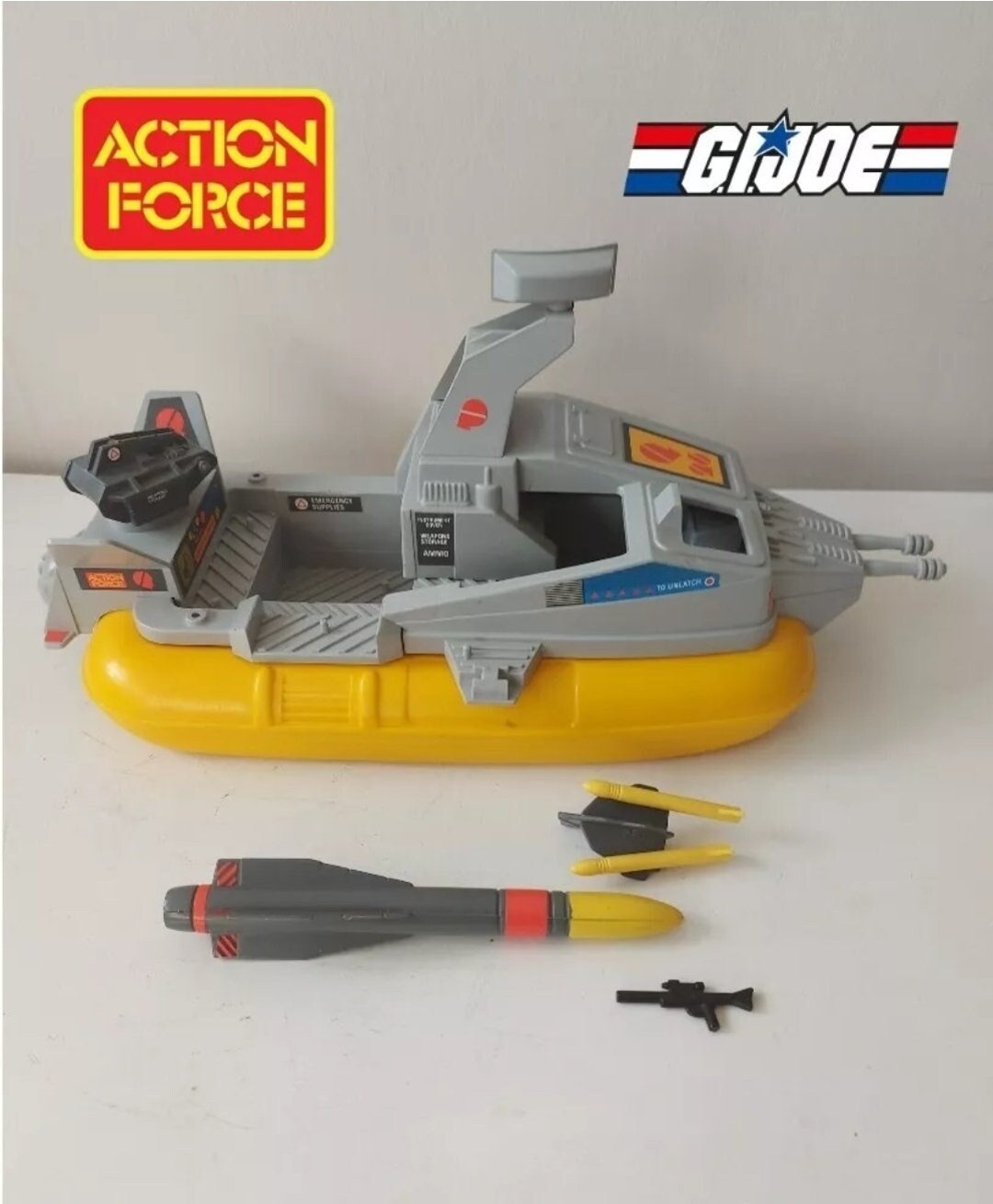 Swordfish Vehicle Action Force GI Joe Palitoy Action Figure 1982 Q ...