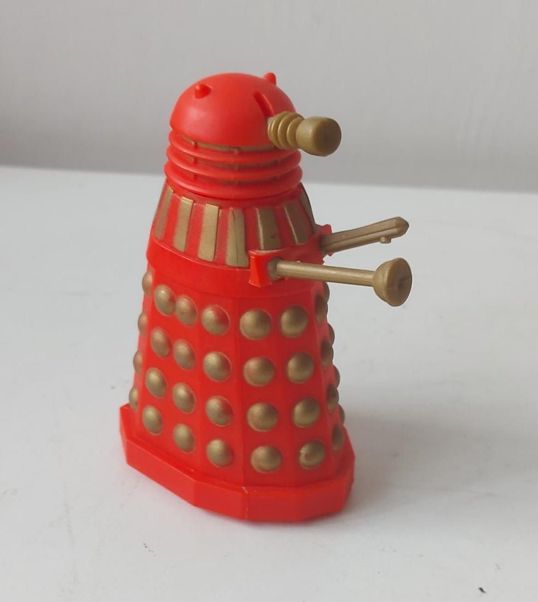Doctor Who Dalek Red / Gold Dapol Replica Vintage Toy Rare 1980s - Etsy