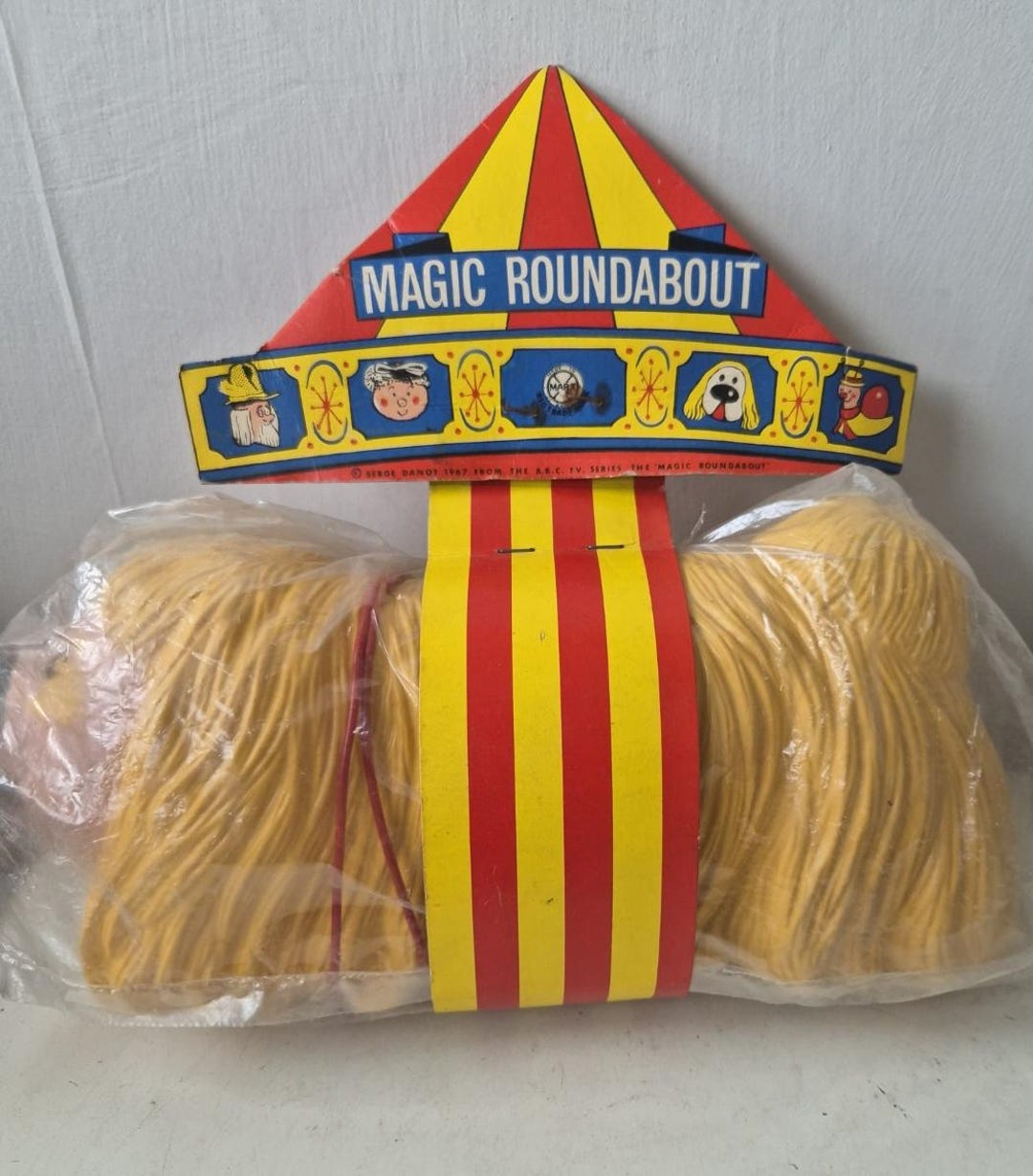 The Magic Roundabout Dougal Vintage Pull Toy Serge Danot 1964 Sealed - Etsy