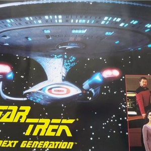 Star Trek TNG 'to Boldly Go Where No One Has Gone Before' 32" X 21 ...