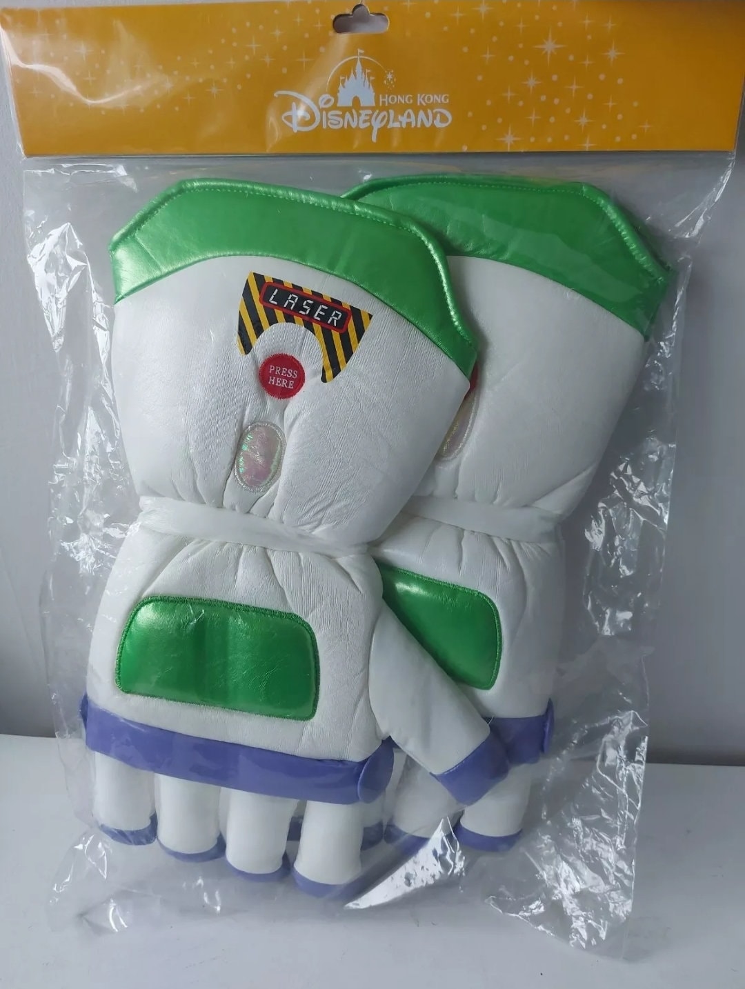 Toy Story Disneyland Hong Kong Replica Buzz Lightyear Gloves Rare Large ...