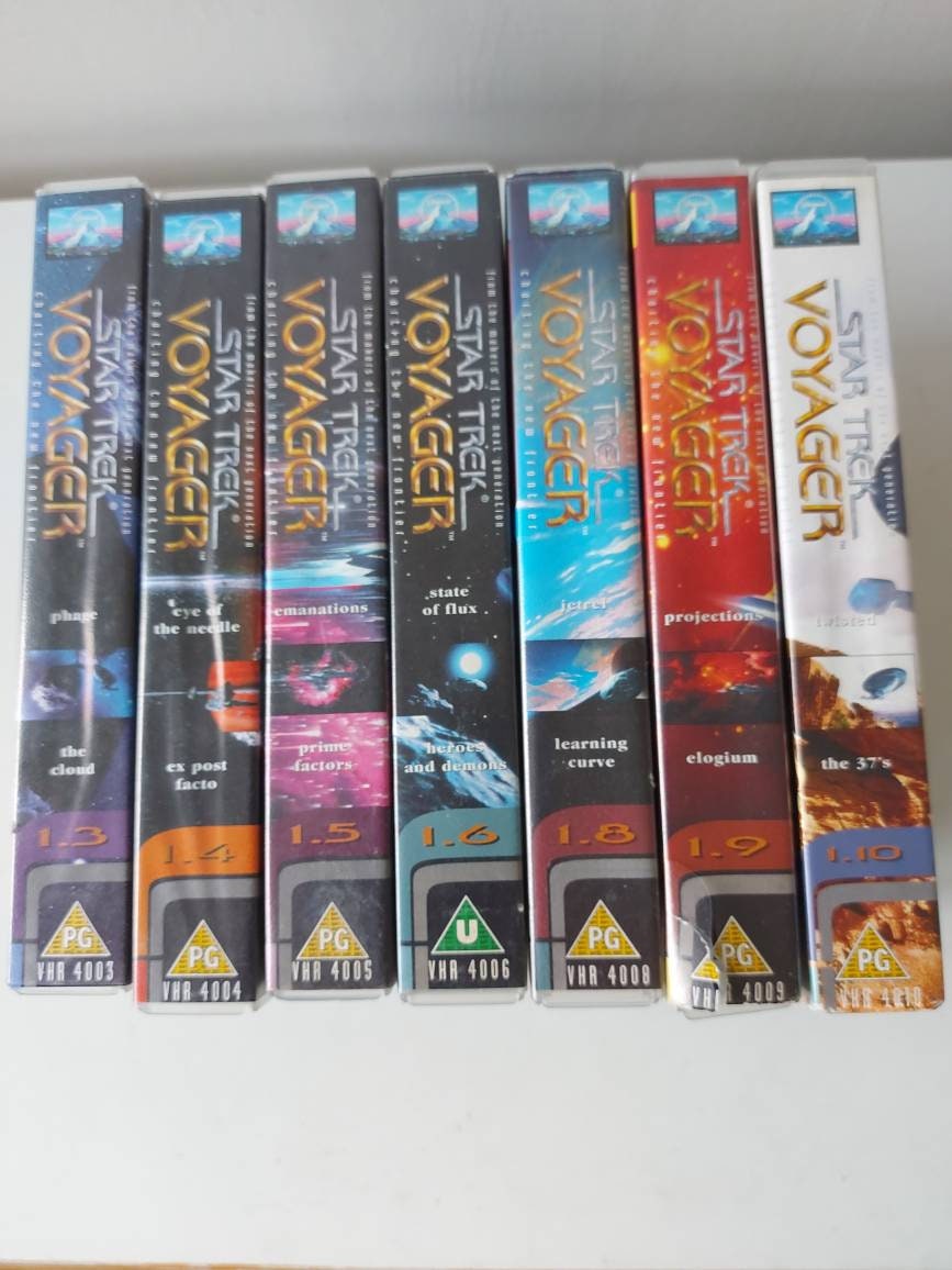 Star Trek Voyager VHS Tapes Job Lot Bundle 1.3 1.10 7 - Etsy