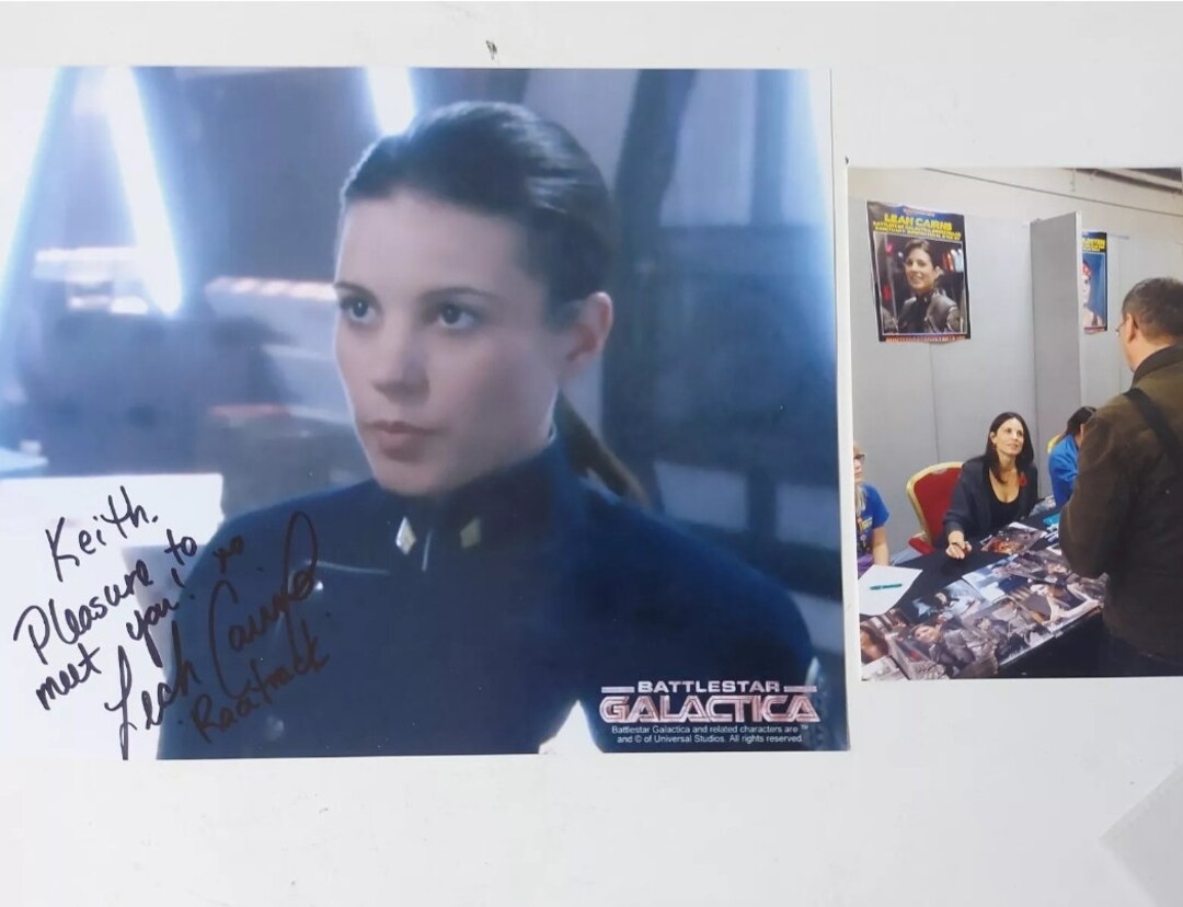 Battlestar Galactica Signed Autograph Photo Leah Cairns 'racetrack ...