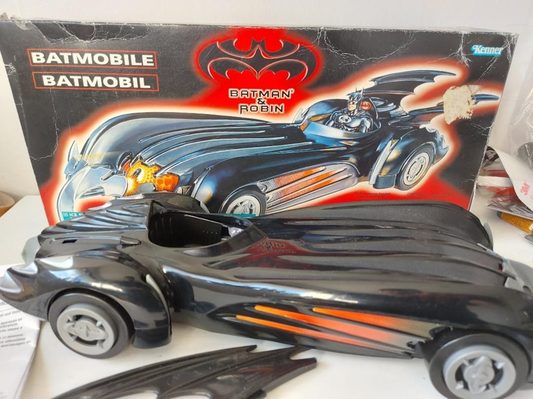 Batman & Robin Batmobile Kenner Boxed 1997 Vintage Toy Vehicle - Etsy