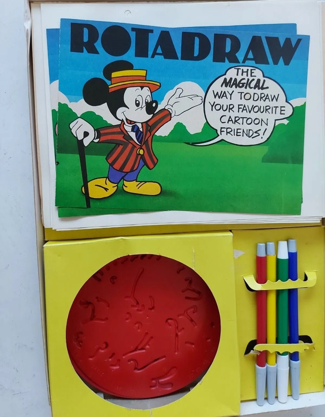 Vintage Disney Rotodraw Donald Duck Disneytime 1969 Complete - Etsy